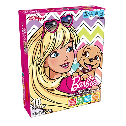 Fruity Snacks, Barbie, Assorted Fruit Flavored Snacks, Gluten Free, Fat ...