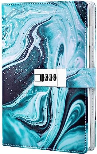 Dzhzal Diary with Lock for Girls Boys and Women Lockable Leather ...