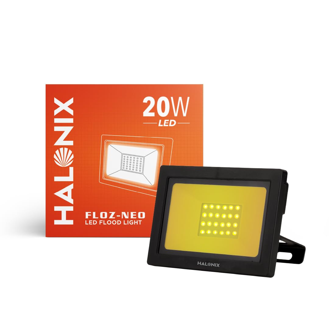 Halonix 10W Solaris Led Outdoor Yellow Flood Light Waterproof - IP66 ...