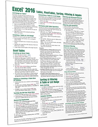 Snapklik.com : Microsoft Excel 2016 Tables, PivotTables, Sorting, Filtering & Inquire Quick ...
