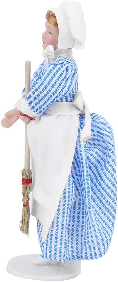 Fabater Dollhouse Victorian Servant, with Movable Joints, Porcelain 6in ...