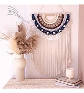 Amazon.com: Remmdan Colorful Macrame Wall Hanging: colored Macrame Wall Decor, 26"x 15" Boho ...