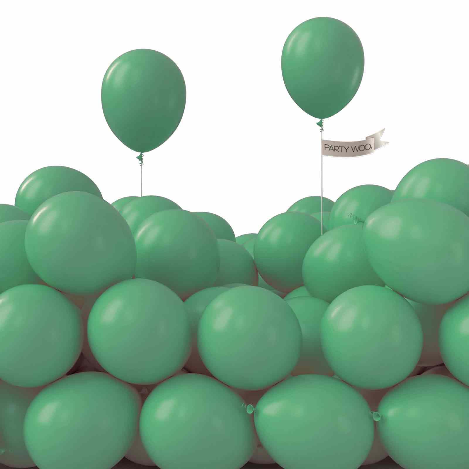 Snapklik.com : Jade Green Balloons, 50 Pcs 5 Inch Boho Green Balloons ...