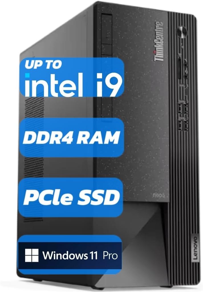 Amazon.com: Lenovo ThinkCentre Desktop | 12th Gen Intel Core i7 | Win ...