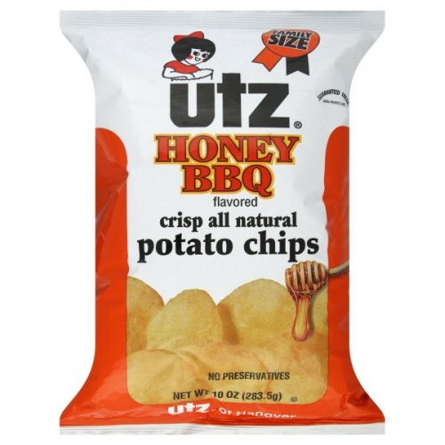Amazon.com: Utz Potato Chips Family Size 9.5 Oz (Pack of 12) (Honey BBQ)