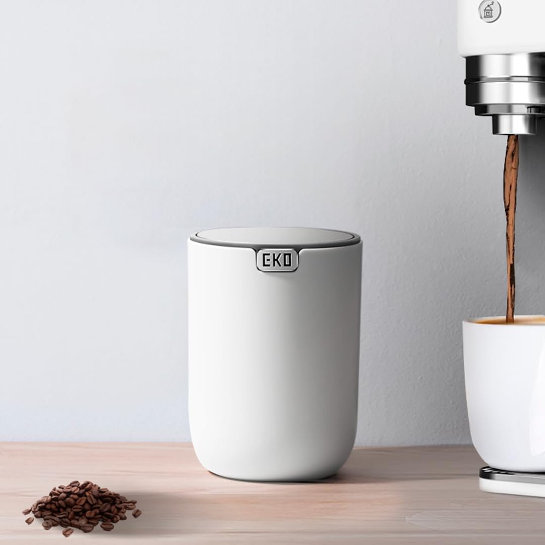 EKO Fandy Compact Small bin Mini Tabletop Bin 1.5L mini rubbish bin for ...