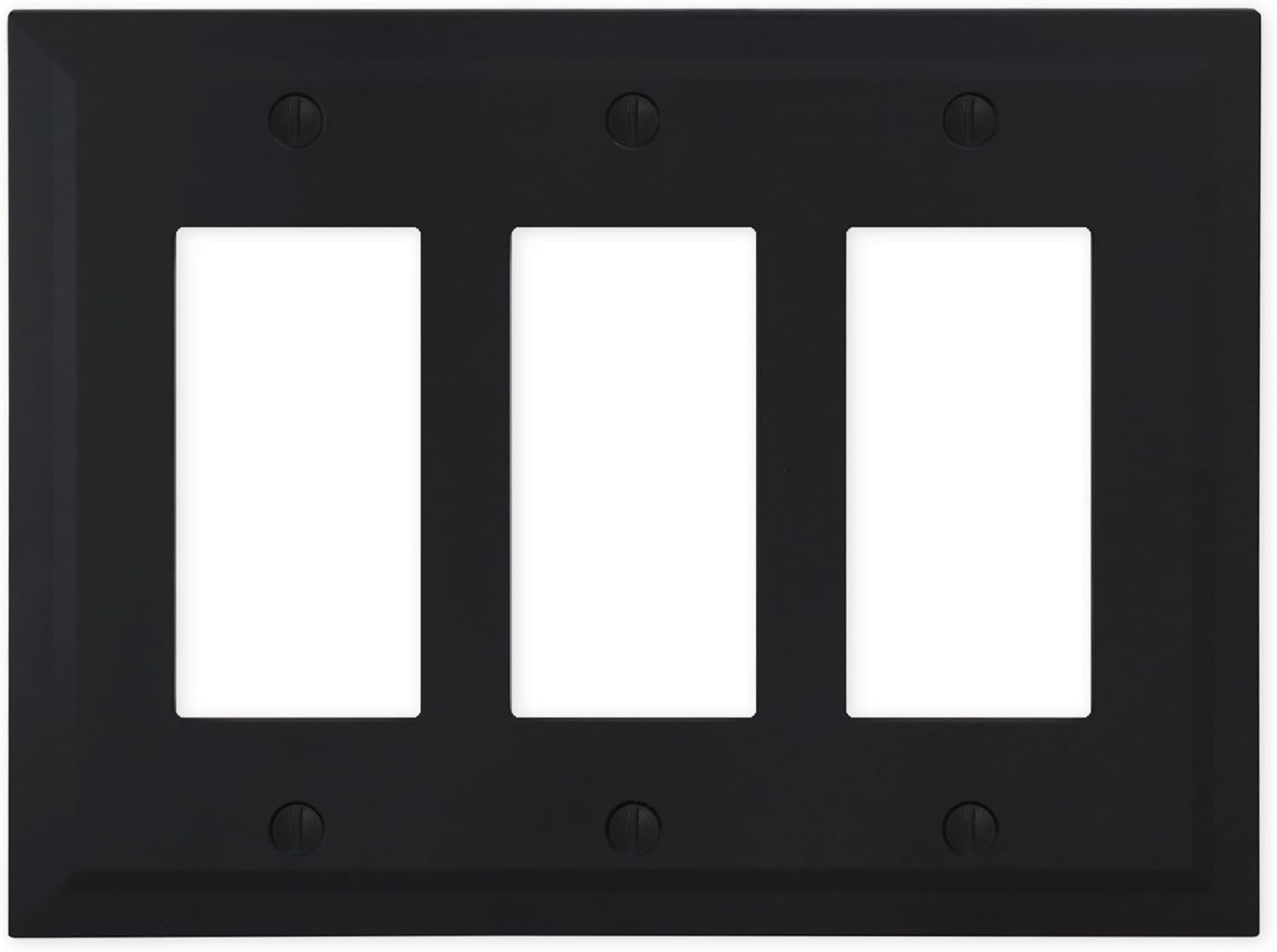 Questech Light Switch Cover, Triple Rocker Wall Plate for Electrical ...