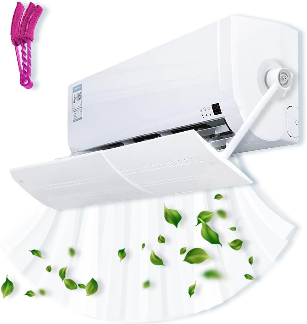 BePrincess Central AC Air Flow Deflector, Adjustable Air Conditioner ...