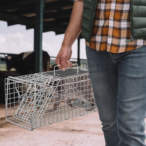 Snapklik.com : ZENY Live Animal Cage Trap Steel Cage Catch Release ...