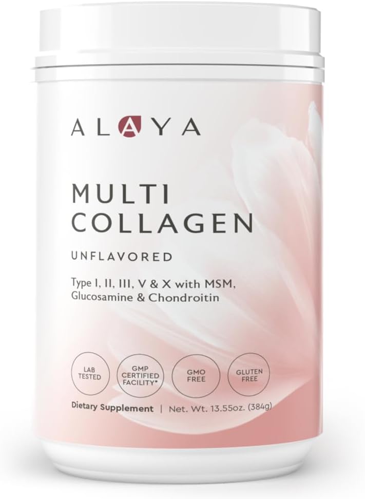 Amazon.com: Alaya Multi Collagen Powder - Type I, II, III, V, X ...