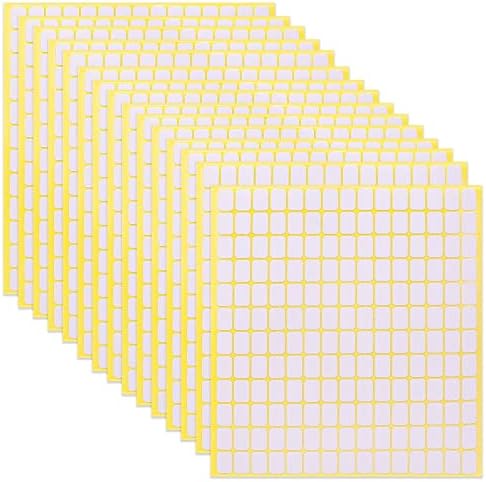 2700 Pcs Matte White Label Sticker 13 X 9mm Small Sticky Labels Price ...
