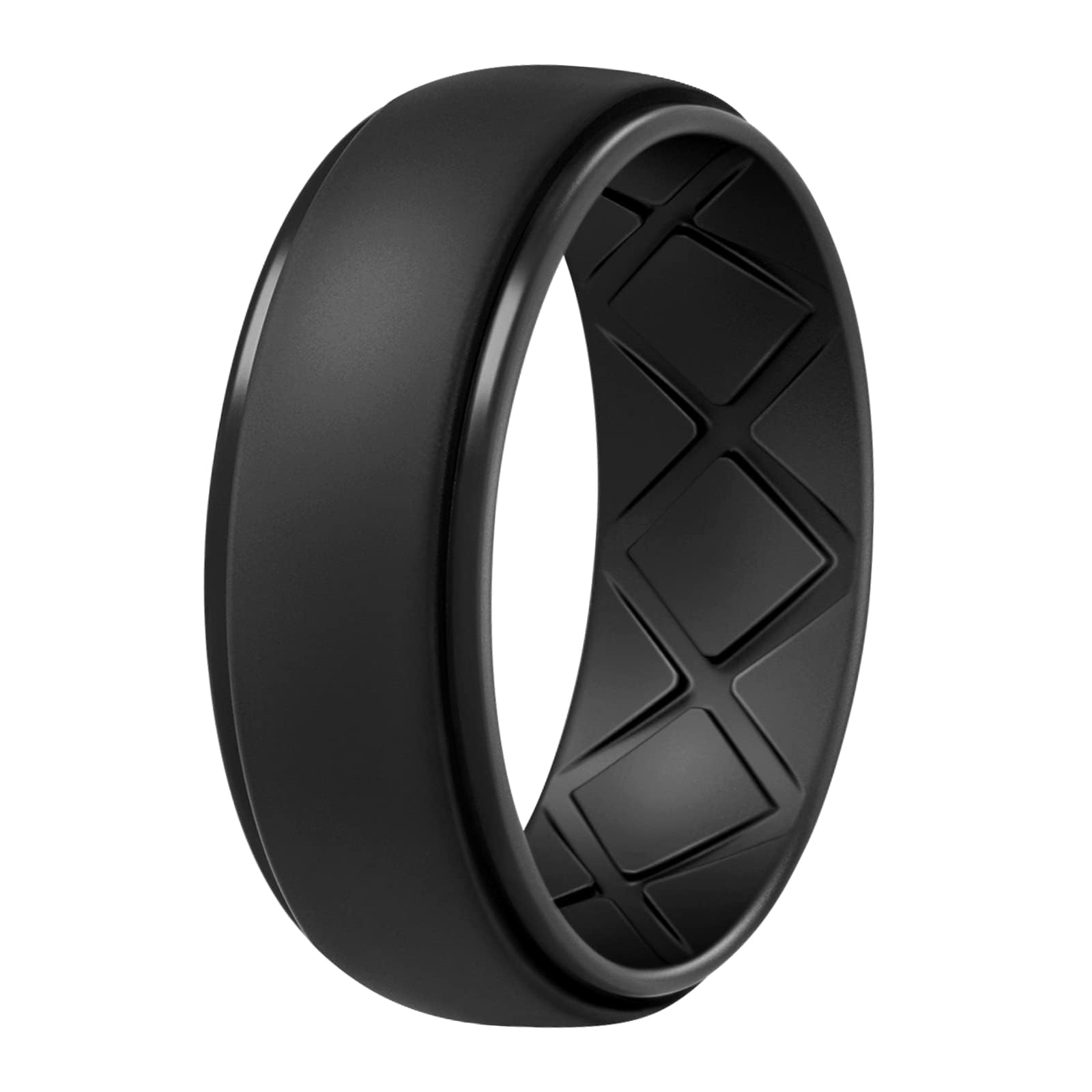 Snapklik.com : Egnaro Silicone Ring For Men, 7 Rings / 4 Rings / 1 Ring ...