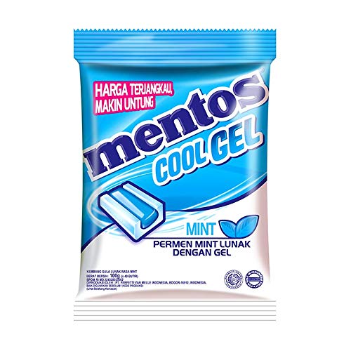 Mentos Cool Gel Mint Flavour Candy ( Permen Mint Lunak Dengan Gel ...