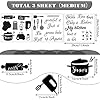 Amazon.com: Seajan 4 Pcs Kitchen Wall Stickers Kitchen Quotes Wall ...