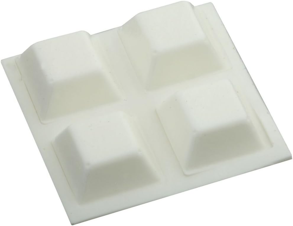 National Hardware N225-433 V1708 Bumpers in White, 8 Pack - Adhesive ...