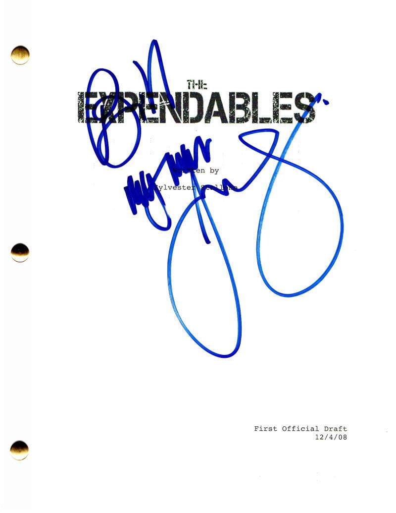Buy JASON STATHAM SIGNED AUTOGRAPH - THE EXPENDABLES FULL MOVIE SCRIPT ...