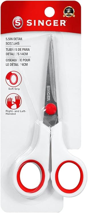 Amazon.com: SINGER 00448 5-1/2-Inch Sewing Scissors with Comfort Grip ...