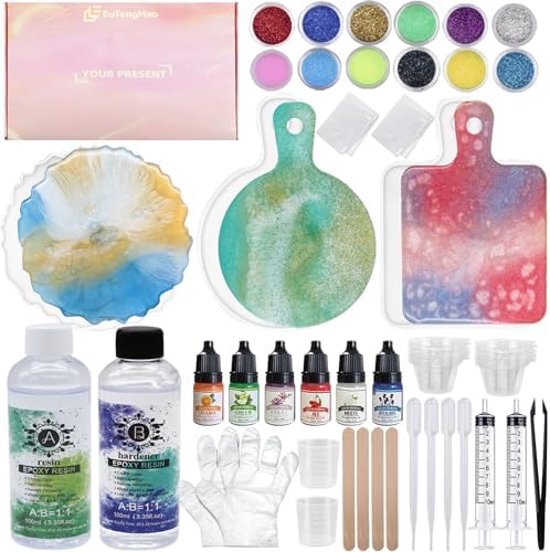 Amazon.com: EuTengHao 65Pcs Resin Tray Molds Set Includes 3 Tray ...