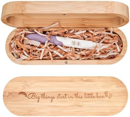 Amazon.com : SOCBOI Pregnancy Annoucement,Pregnancy Test Keepsake Box ...