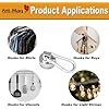 Amazon.com: Ant Mag Magnets Hooks Heavy Duty with Carabiner 22lbs ...
