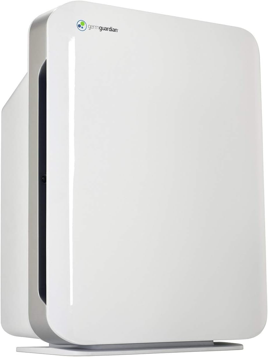 GermGuardian AC5900WCA Hi-Performance Air Purifier with True HEPA ...