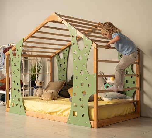Amazon.com: BUSYWOOD Monkey Bed - Montessori Bed for Toddlers - Toddler ...