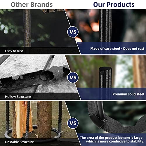 Snapklik.com : Kindling Splitter, Manual Log Wood Splitting Firewood ...