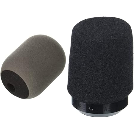 Amazon.com: Shure A81WS Gray Large Foam Windscreen for SM81 and SM57 ...