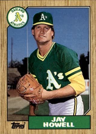Amazon.com: 1987 Topps Baseball Card #391 Jay Howell : Collectibles ...