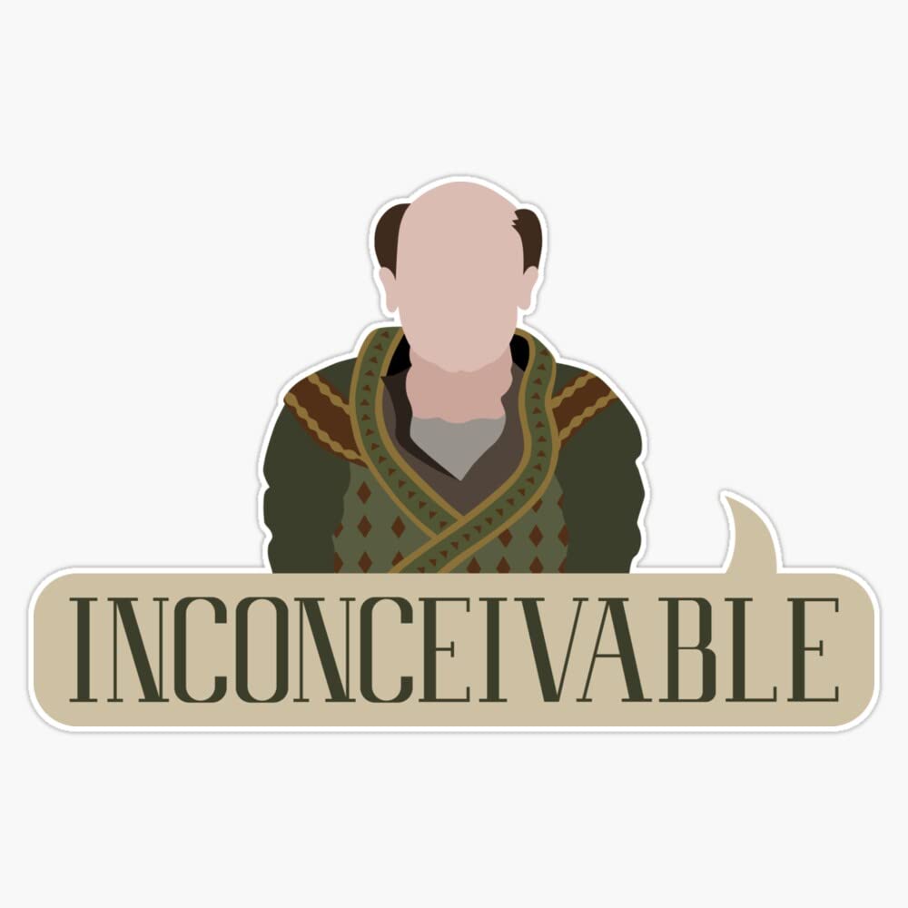 Amazon.com - Princess Bride: Inconceivable Bumper Sticker Vinyl Decal 5 ...