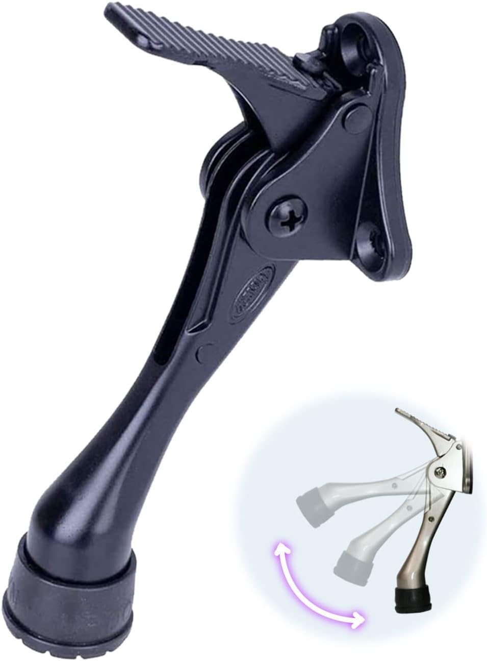 Amazon.com: One Touch Kickdown Door Stopper, Door Holder, Heavy Duty ...