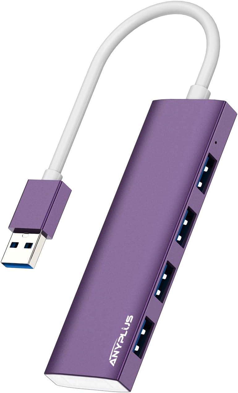 Amazon.com: ANYPLUS USB Hub, USB 3.0 Hub Aluminum Alloy Ultra Slim USB ...