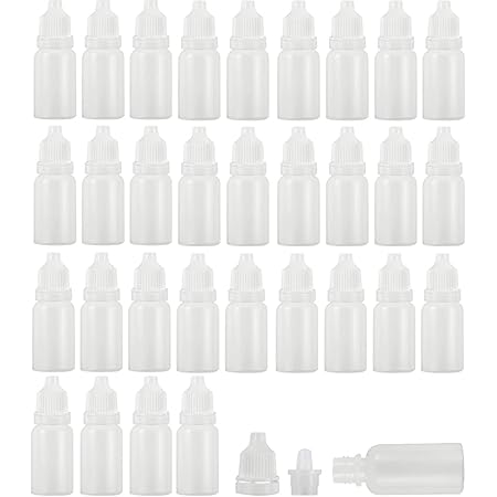 Amazon.com: 100Pcs 15ML Plastic Dropper Bottles 0.5OZ Eye Dropper ...