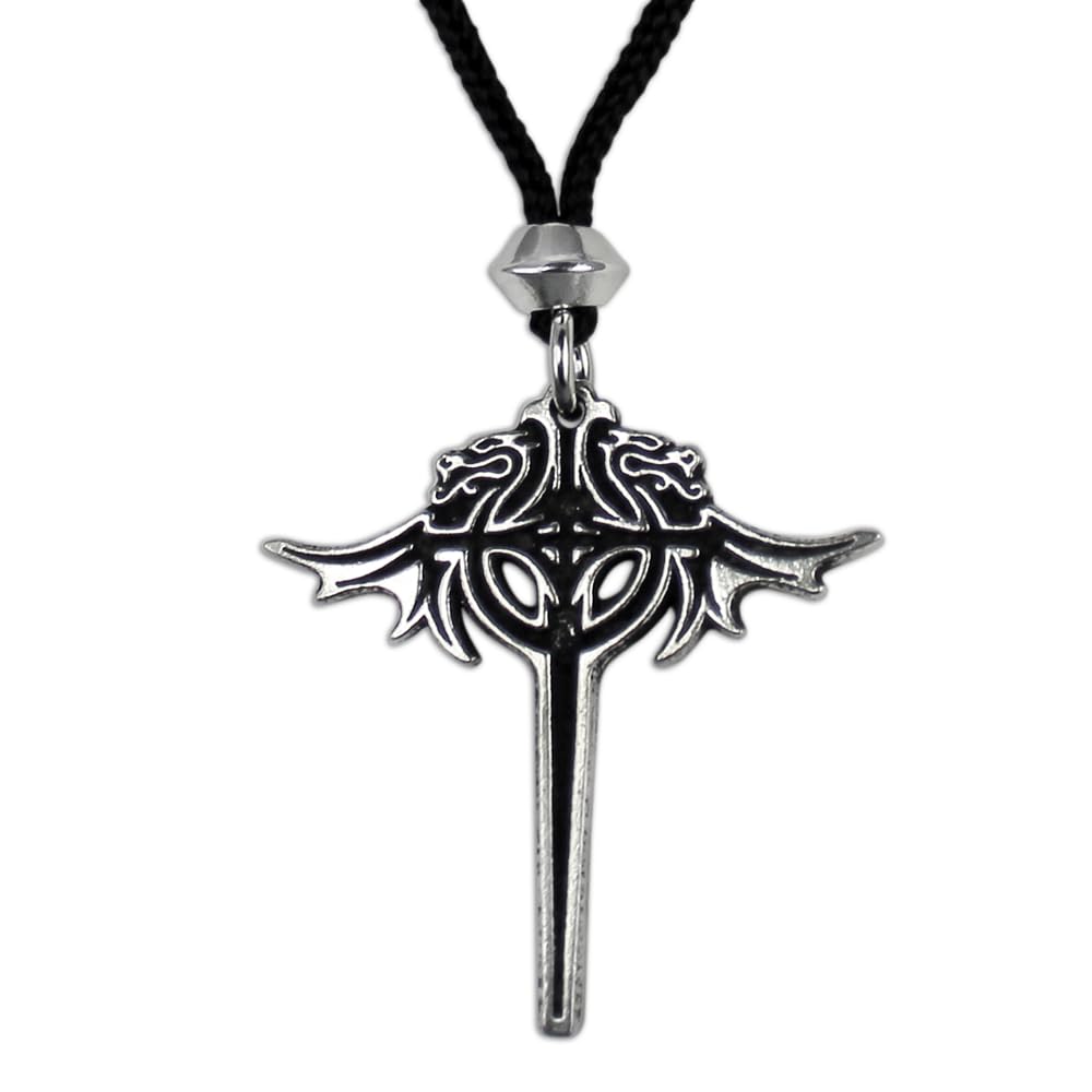 Snapklik.com : Draculas Order Of The Dragon Vampire Cross Pendant Necklace