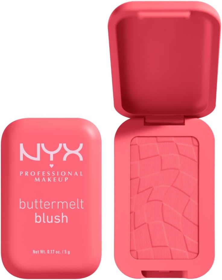 Amazon.com : NYX PROFESSIONAL MAKEUP Buttermelt Powder Blush, Fade and ...