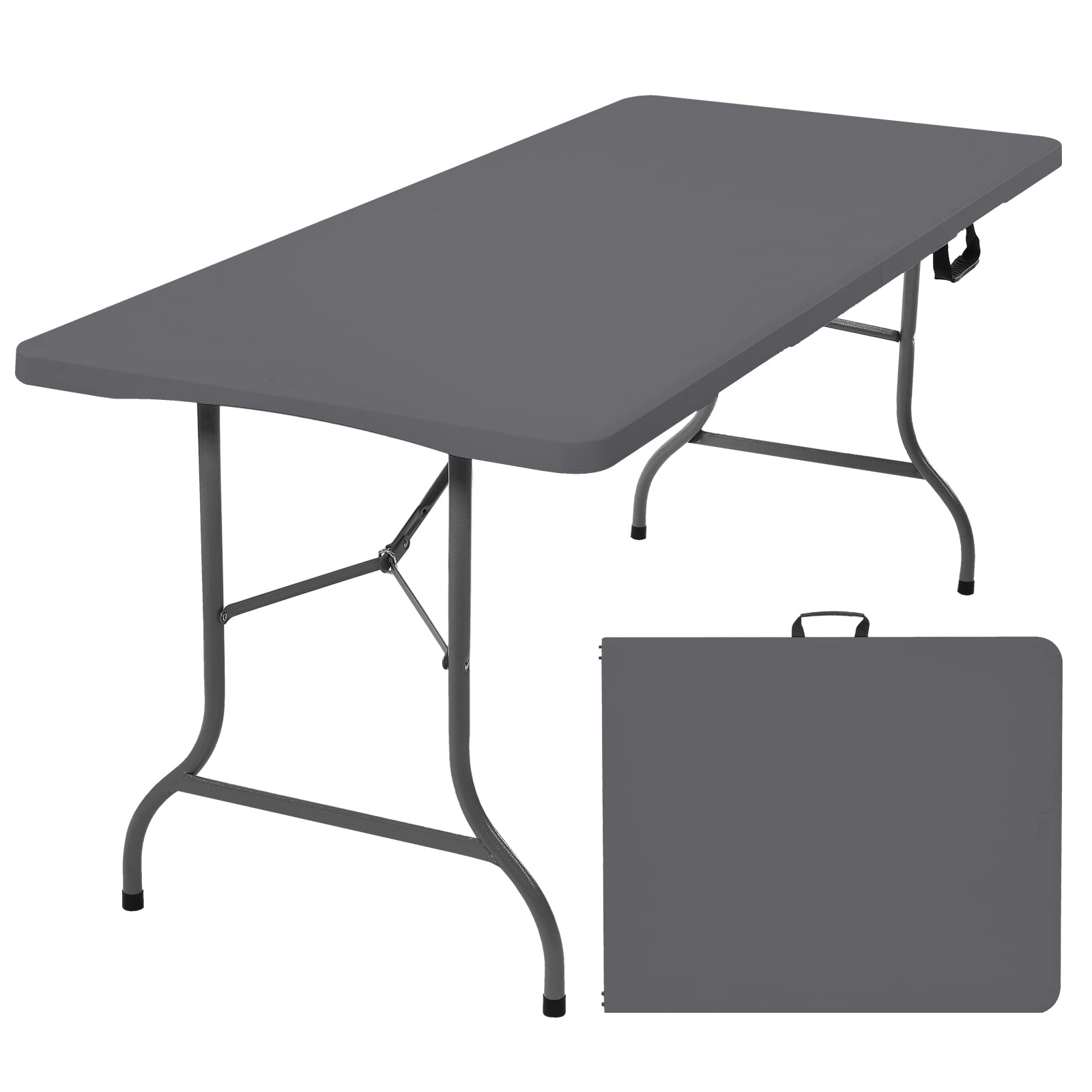 Buy Rainberg 6ft 180CM X 75CM Heavy Duty Plastic Folding Table Buy Rainberg 6ft 180CM X 75CM Heavy Duty Plastic Folding Table