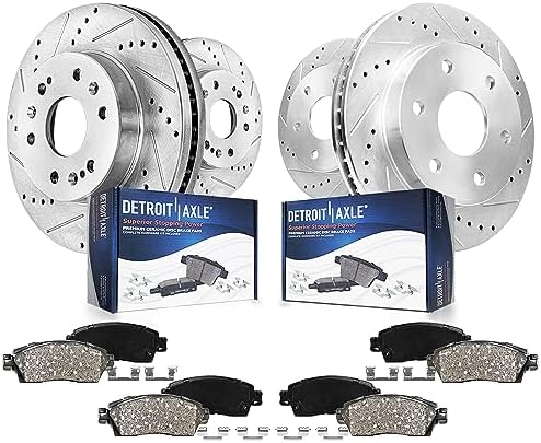 Amazon.com: Detroit Axle - Front Brake Kit for Chevrolet GMC Silverado Sierra Yukon XL Suburban ...