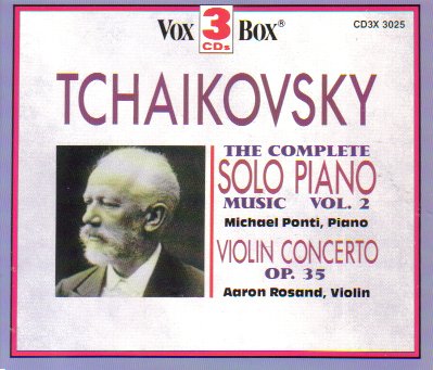 Tchaikovsky: The Complete Solo Piano Music, Vol. 2; Violin Concerto Op ...
