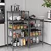 Amazon.com: AHEONLAR 3 Tier Grey Storage Racks and Shelving - Heavy ...