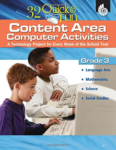 Amazon.com: 32 Quick & Fun Content-area Computer Activities Grade 3: ...