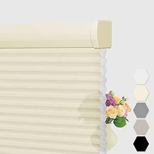 Amazon.com: BERISSA Cellular Shades Cordless, Light Filtering Cellular Window Blinds, Room ...