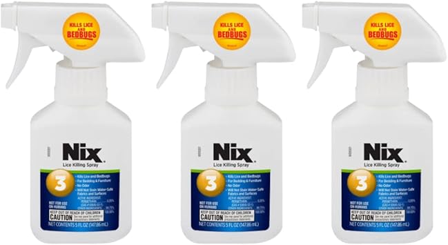 Amazon.com: Nix Lice & Bed Bug Killing Spray for Home, Bedding ...