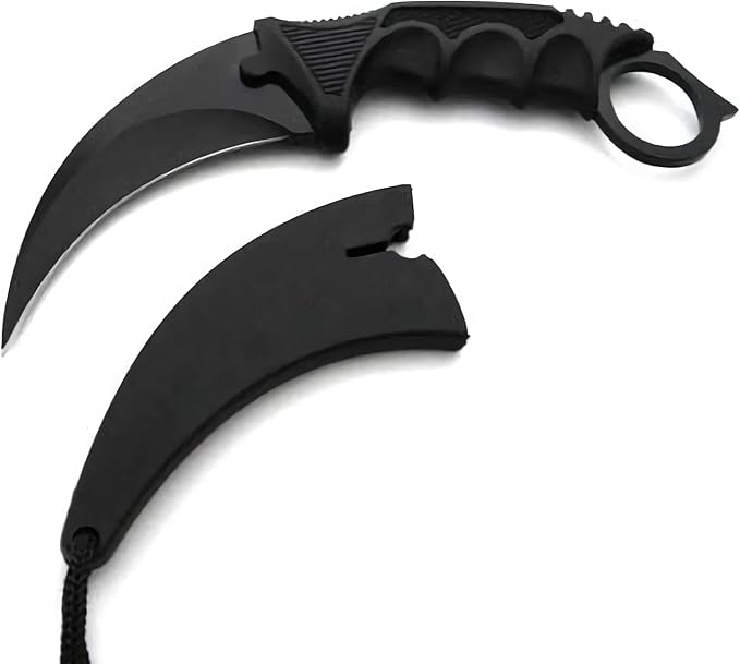BSH Adventure Karambit Messer - Outdoor Messer mit Holster - Survival Messer Outdoor - CS:GO ...