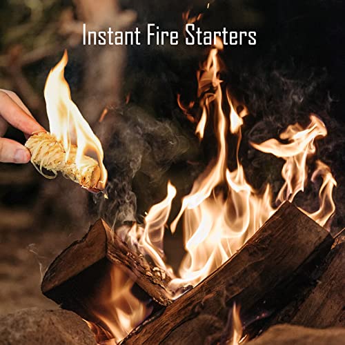 Snapklik.com : WishDirect 80 Pcs Fire Starters For Campfire, Fireplace ...