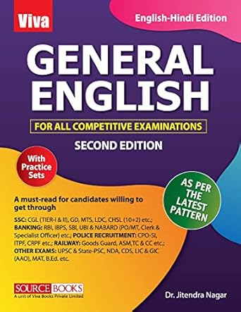 General English for All Competitive Examinations, 2/e: Dr. Jitendra Nagar: 9789393329530: Amazon ...