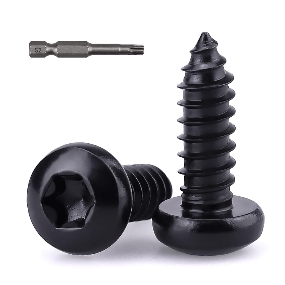 Snapklik.com : 200-pack #4 X 1/4" Pan Torx Head Self Tapping Screws ...