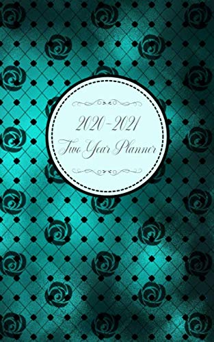 Amazon.com: Two Year Planner 2020-2021: Turquoise Design | 2 Year ...
