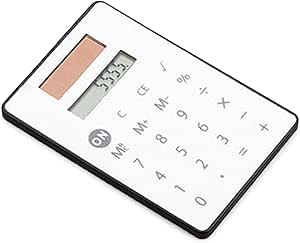 Small Calculator Solar Powered 8 Digit Quiet Calculators Easy To Carry ...