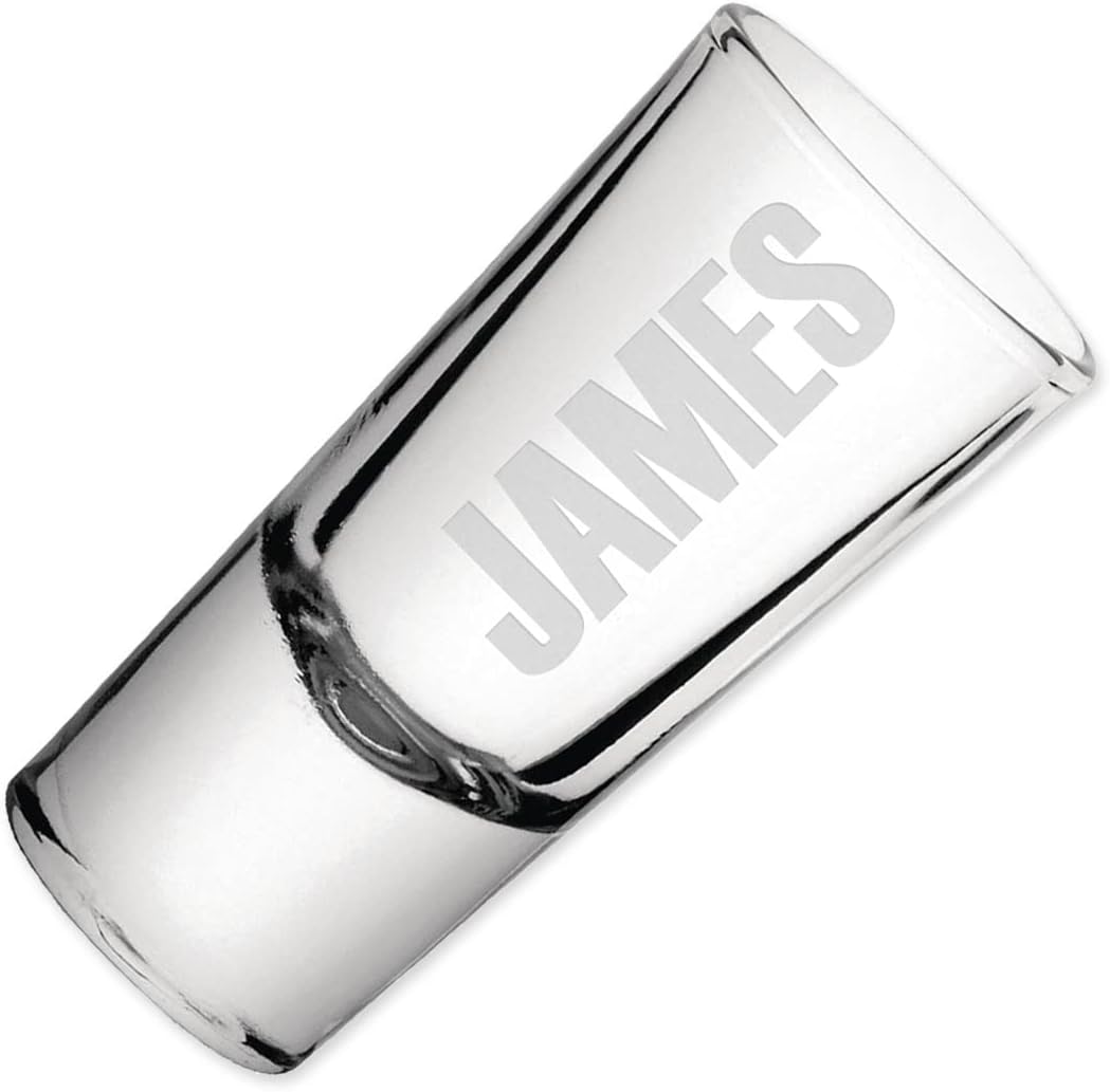 Personalised Custom Shot Shooter Glass Name Initials Single 25ml ...