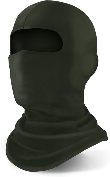 Amazon.com: YESLIFE Army Green Ski Mask, Face Mask for Men and Women ...
